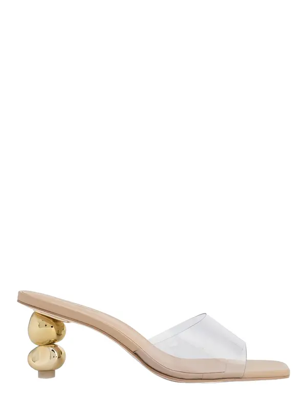 Cult Gaia Gigi Stacked-heel Sandals - Gold