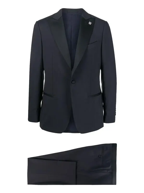 LARDINI Single-breasted Tailored Suit - Blue