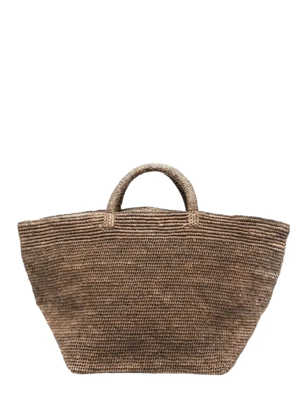 IBELIV Raffia Tote Bag - Brown
