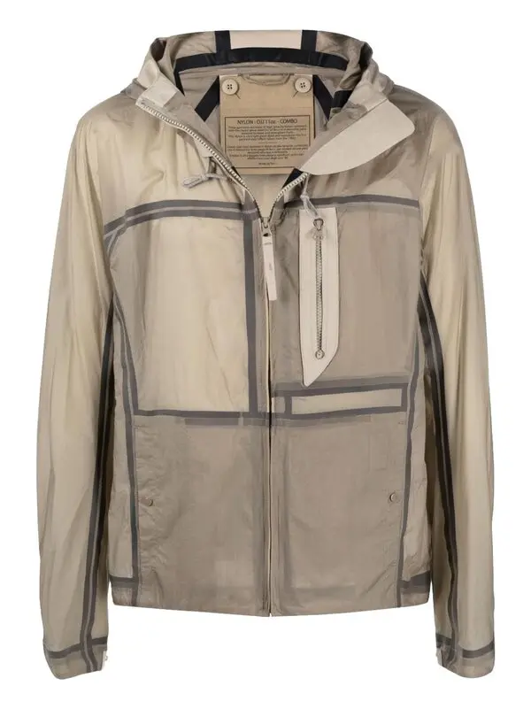 TEN C Lightweight Zip-front Jacket - Grey
