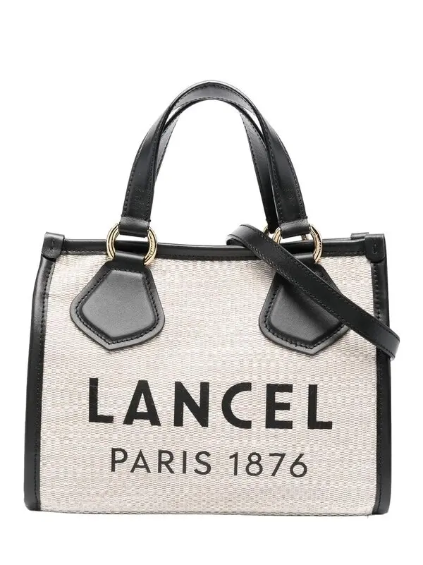 LANCEL Logo-print Tote Bag - Neutrals