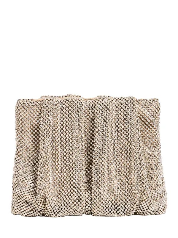 LOEFFLER RANDALL Ember Diamante Clutch - Gold