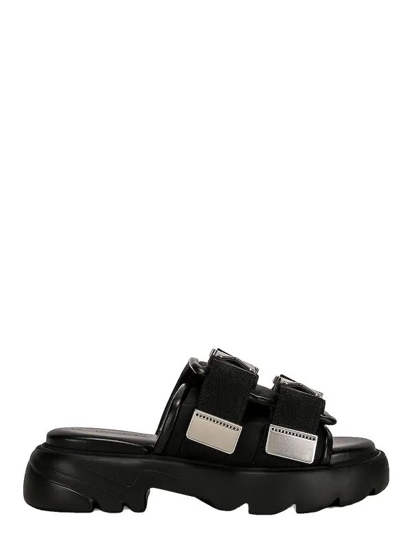 Bottega Veneta Flash Buckle Sandals - Black