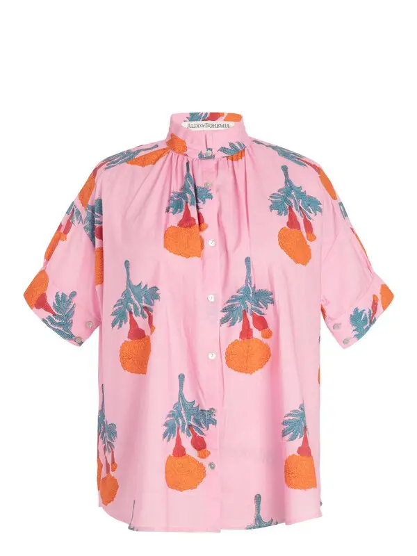 Alix Of Bohemia Kitsey Hibiscus Shirt - Floral