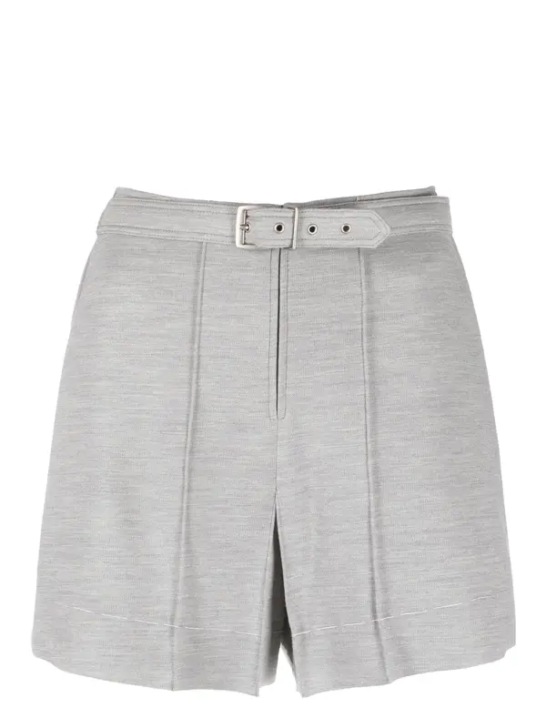 MAISON MARGIELA High-rise Tailored Shorts - Grey