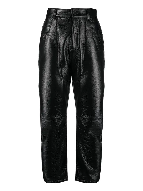 Opening Ceremony Barrel-leg Cropped Trousers - Black