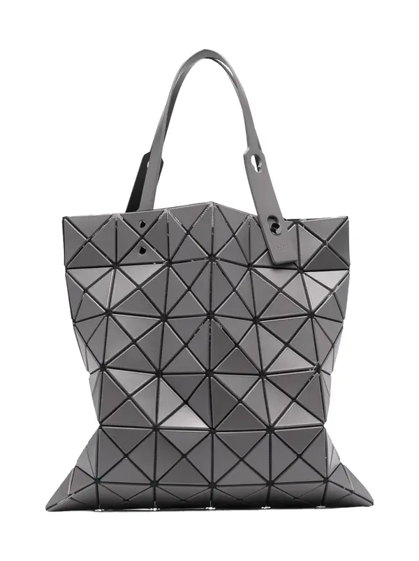 Issey Miyake Geometric Panelled Tote - Grey