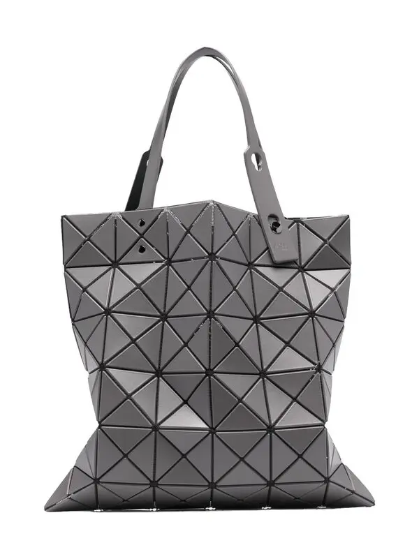 Issey Miyake Geometric Panelled Tote - Grey