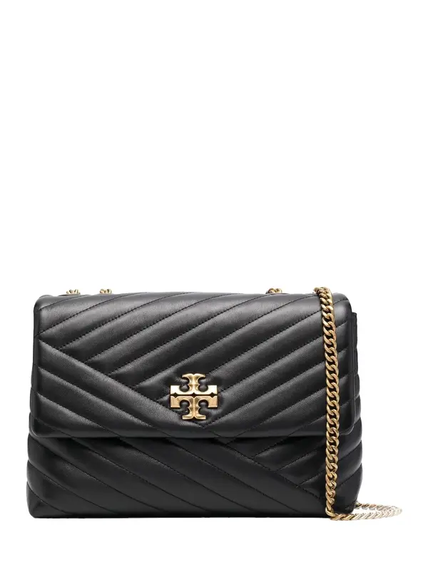 Tory Burch Kira Chevron Convertible Shoulder Bag - Black