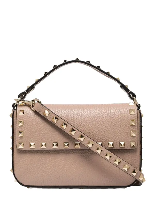 Valentino Garavani Rockstud Top-handle Mini Bag - Neutrals