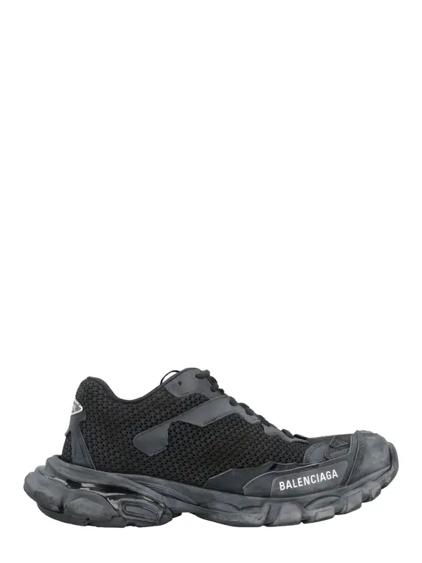 Balenciaga Destroy Upper Chunky Sneakers - Black