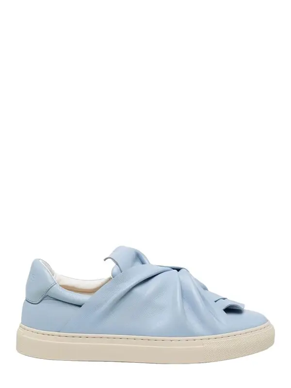 Ports 1961 Knotted Leather Sneakers - Blue