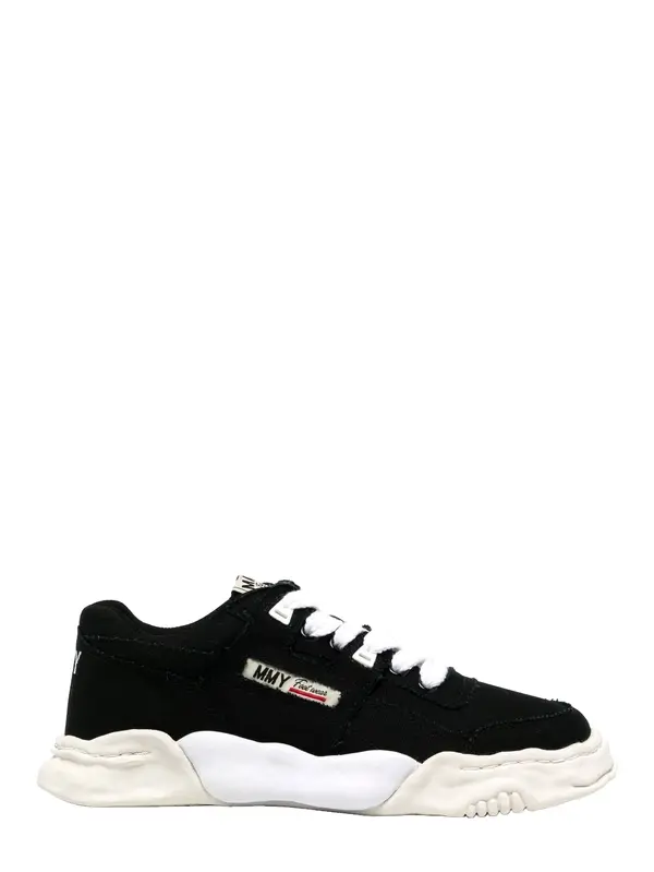Mihara Yasuhiro Original Sole Lace-up Sneakers - Black