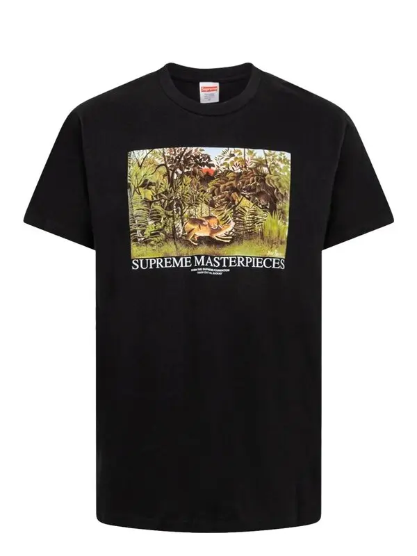 Supreme Masterpieces Graphic-print T-shirt - Black