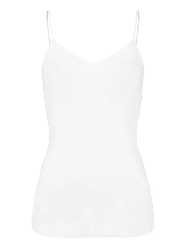 Hanro Cotton Seamless Padded Camisole - White