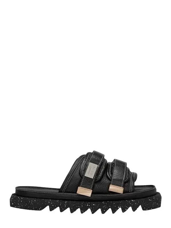Marsèll X Suicoke Moto Leather Slides - Nero