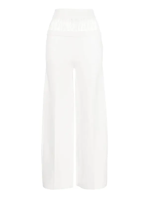 DION LEE Net-panel Trousers - White