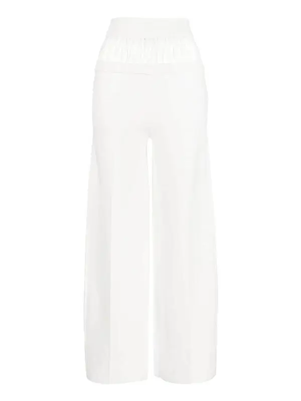 DION LEE Net-panel Trousers - White
