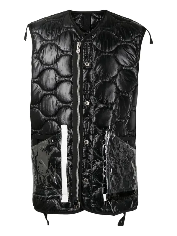 TAKAHIROMIYASHITA THESOLOIST. Quilted Gilet - Black
