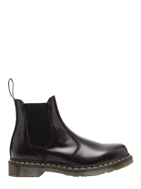 Dr. Martens Slip-on Leather Boots - Red