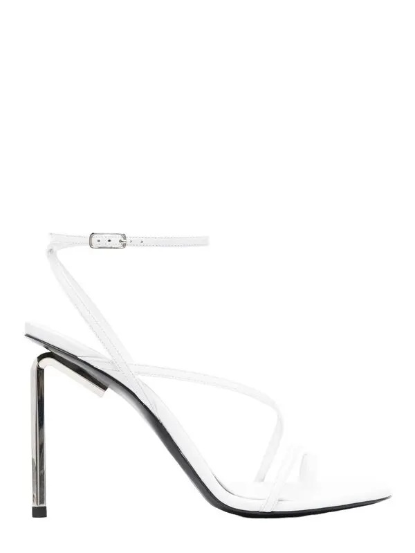 Off-White Allen Strappy Stiletto Sandals - White