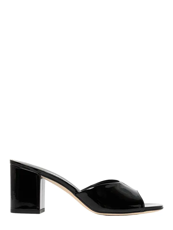 Paris Texas Anja Leather Sandals - Black