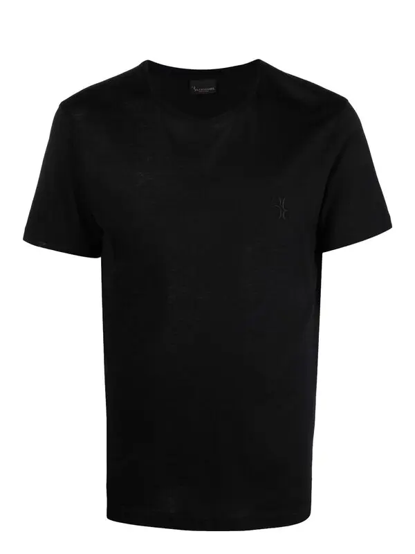 BILLIONAIRE Embroidered-logo T-shirt - Black