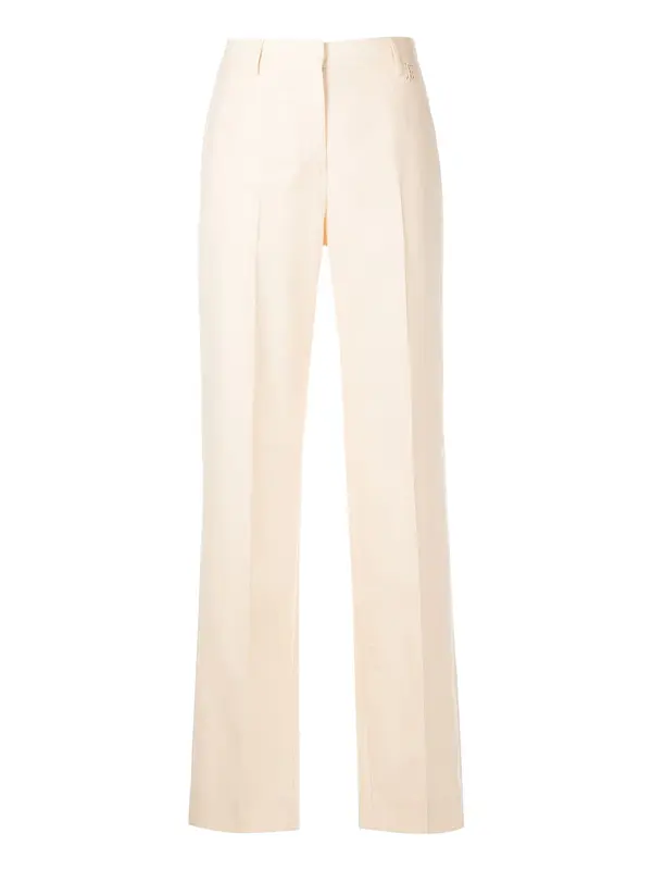Burberry Lottie Straight-leg Trousers - Neutrals
