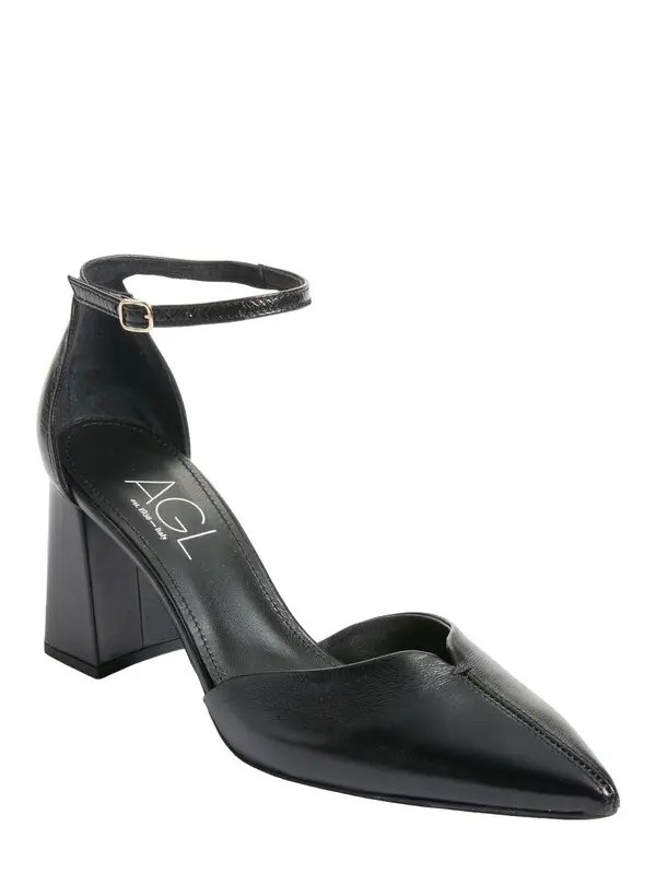 Agl Nadine D'orsay Pointed Toe Pump - Black