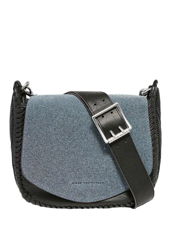 AIMEE All For Love Leather Crossbody Bag - Denim Leather