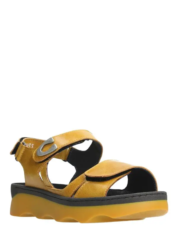 WOLKY Medusa Sandal - Yellow Reflex Leather