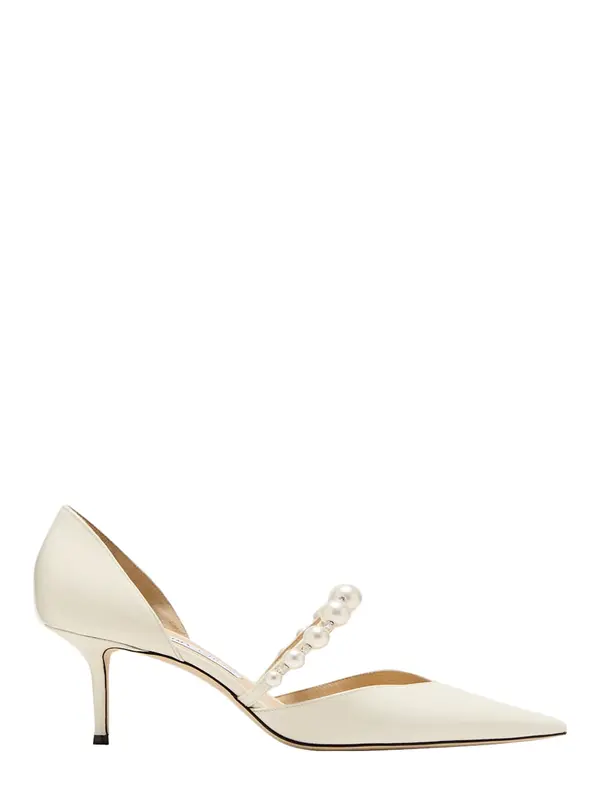 JIMMY CHOO Aurelie D'orsay Pumps - Latte White
