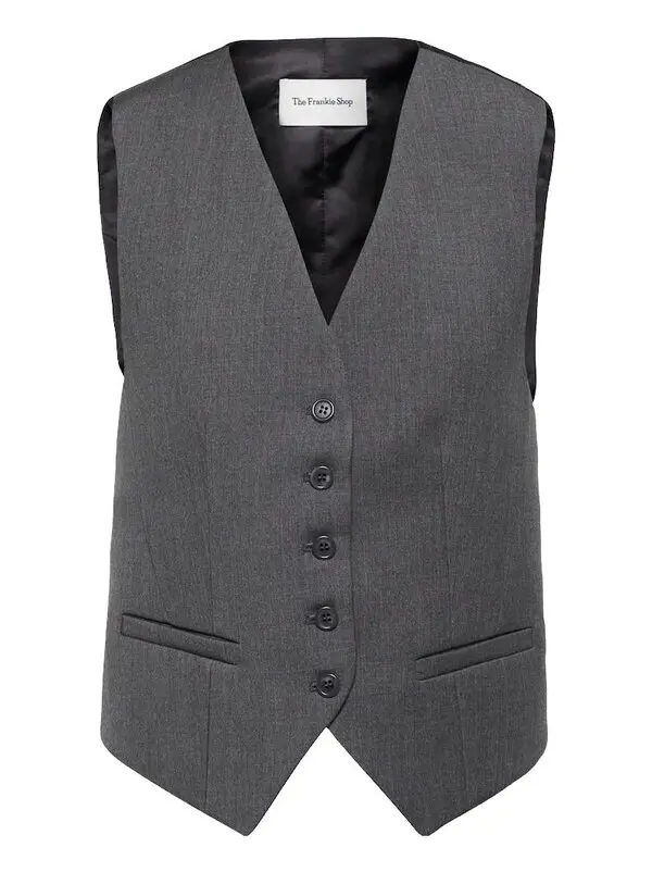 THE FRANKIE SHOP Gelso Vest - Grey