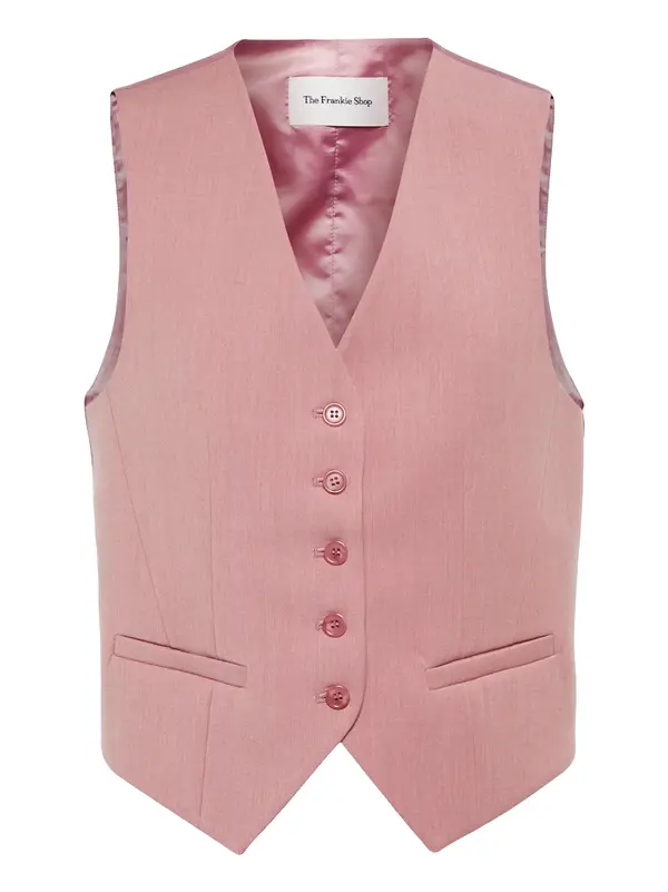THE FRANKIE SHOP Gelso Vest - Pink