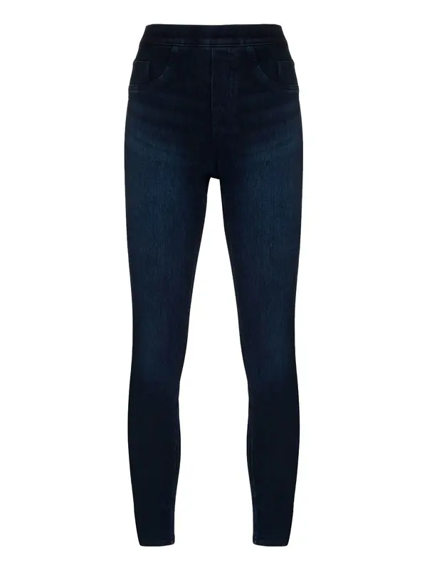 Spanx Jean-ish Cropped Leggings - Blue