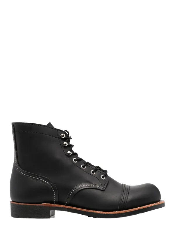 Red Wing Lace-up Ankle Boots - Black