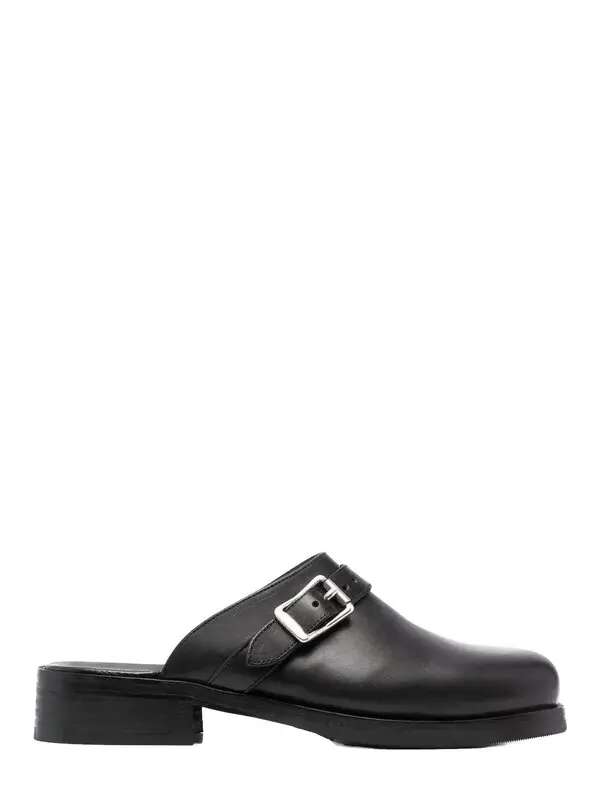 Our Legacy Buckle-detail Mules - Black