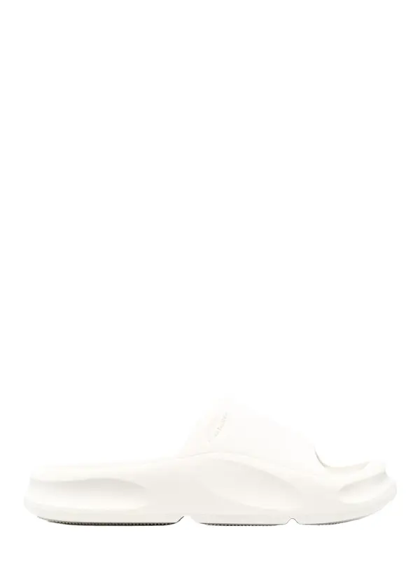 Heron Preston Square-toe Sliders - White