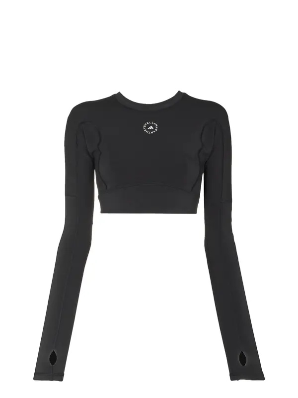 Adidas By Stella McCartney Training Crop Top - Black