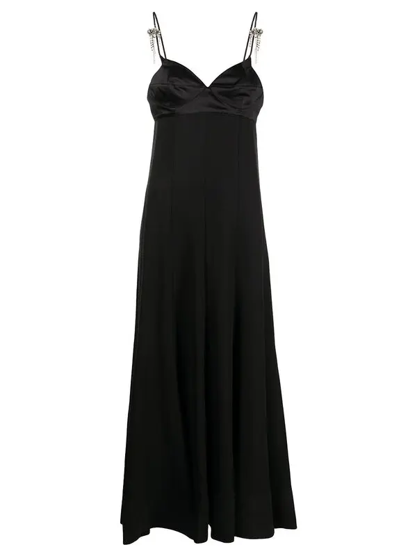 3.1 Phillip Lim Crystal-embellished Midi Dress - Black