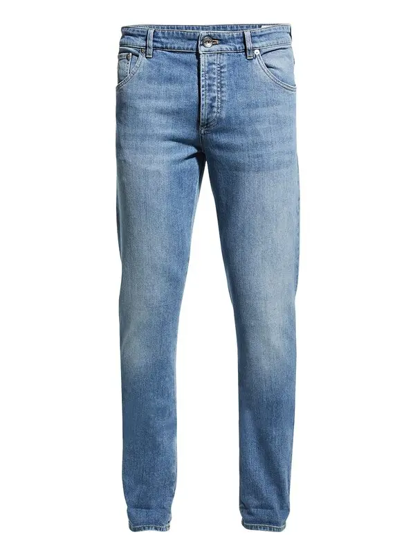 Brunello Cucinelli Five-pocket Denim Jeans - Light Wash Denim