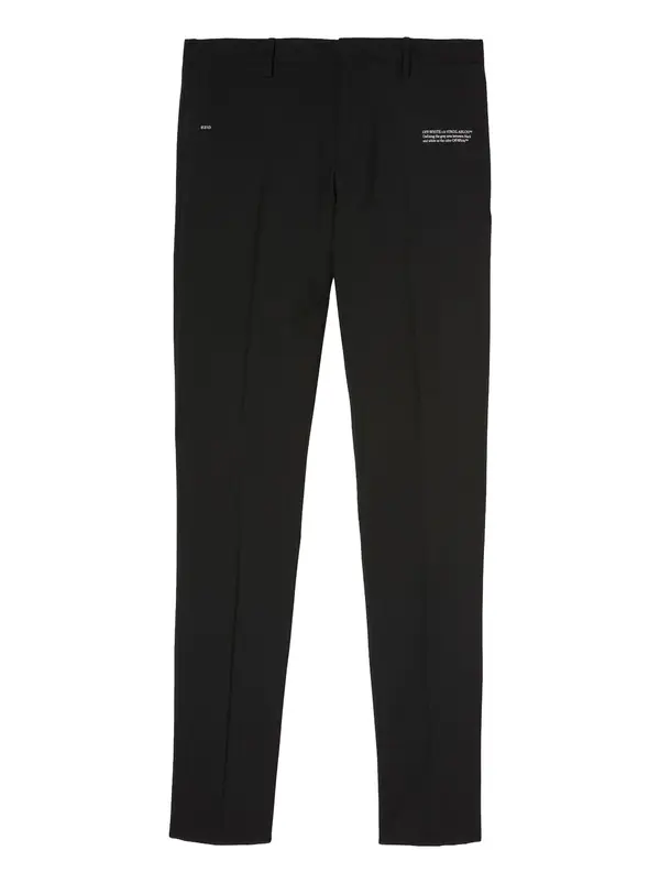 Off-White Corp Tailored Trousers - Black