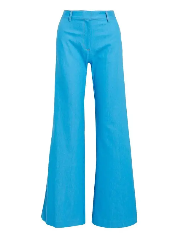 Rosetta Getty High-rise Flared Jeans - Azure