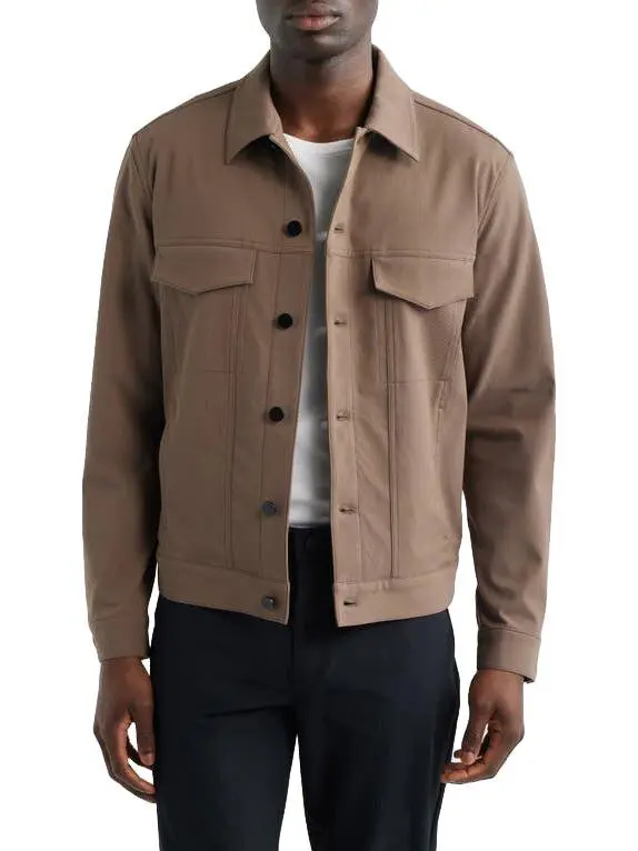 Theory River Trucker Jacket - Morel