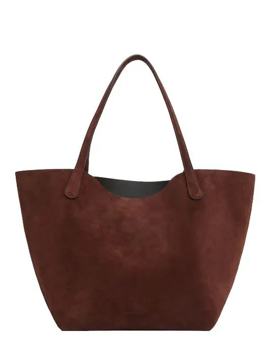 MANSUR GAVRIEL Soft Leather Everyday Tote - Chocolate