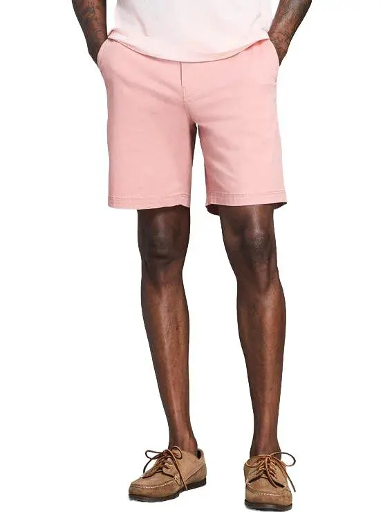 Billy Reid Cotton Blend Chino Shorts - Salmon