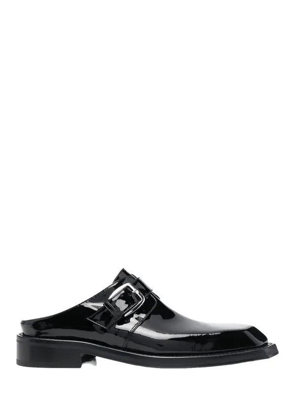 Martine Rose Chisel-toe Leather Mules - Black