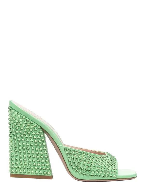 GEDEBE 120mm Eva Embellished Sandals - Green