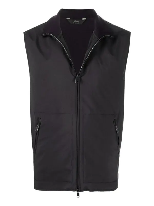 Brioni Gilet Jacket - Blue