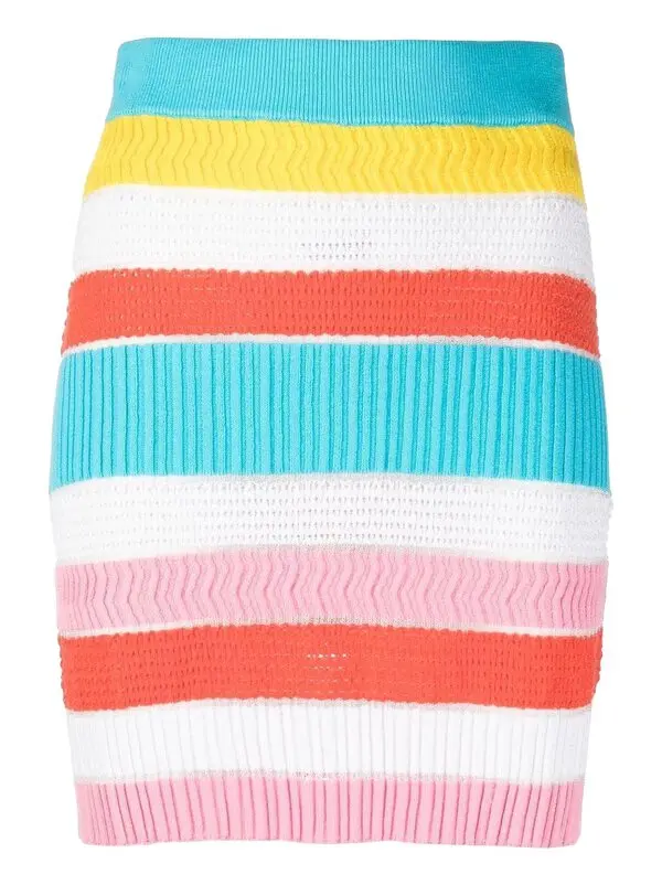 Solid & Striped The Rosie Knitted Skirt - Blue